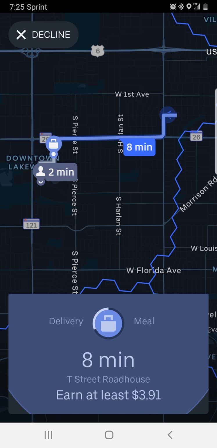 Accepting and Rejecting Uber Eats Offers (How it Works, What to Accept)