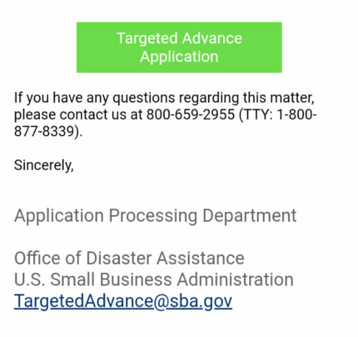 How to Fill Out the Targeted EIDL Advance Grant Application Step by ...